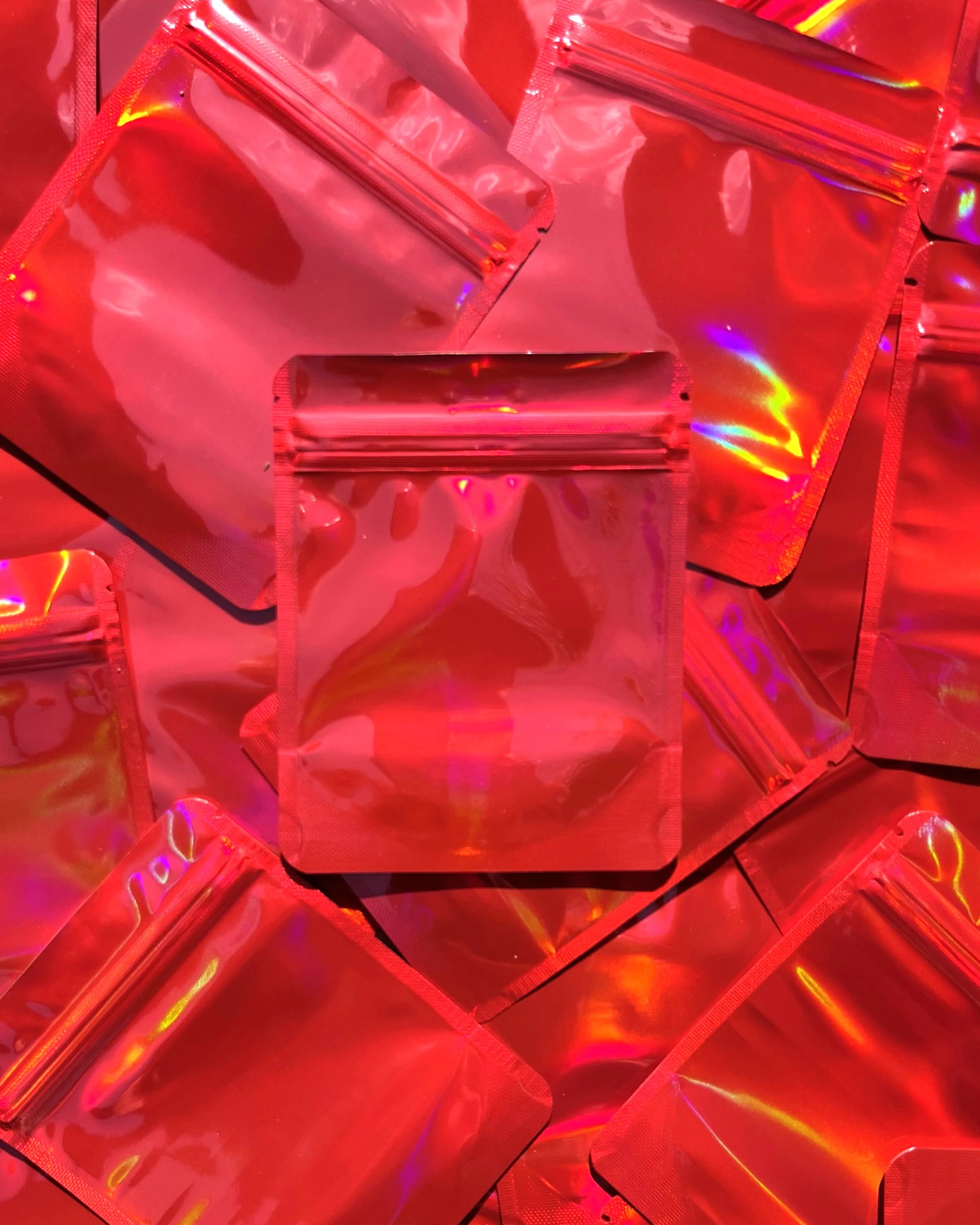 4x5 - Cherry Red Holo – P1 Packaging